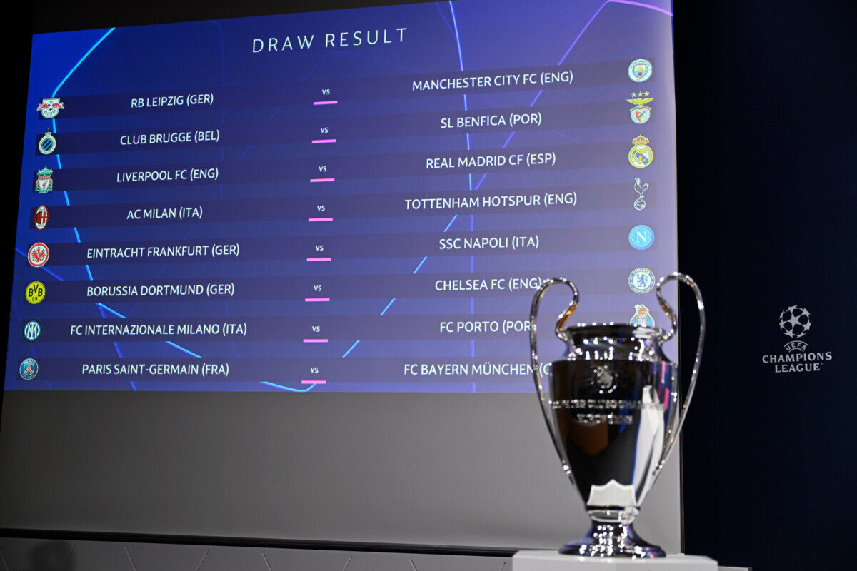 Champions League: Il programma degli ottavi di finale